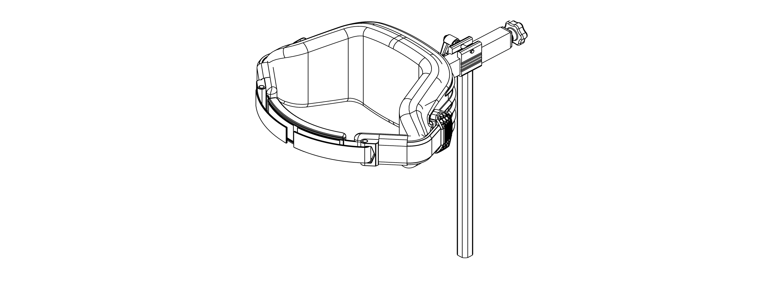 Head support A with forehead strap - My-netti.com