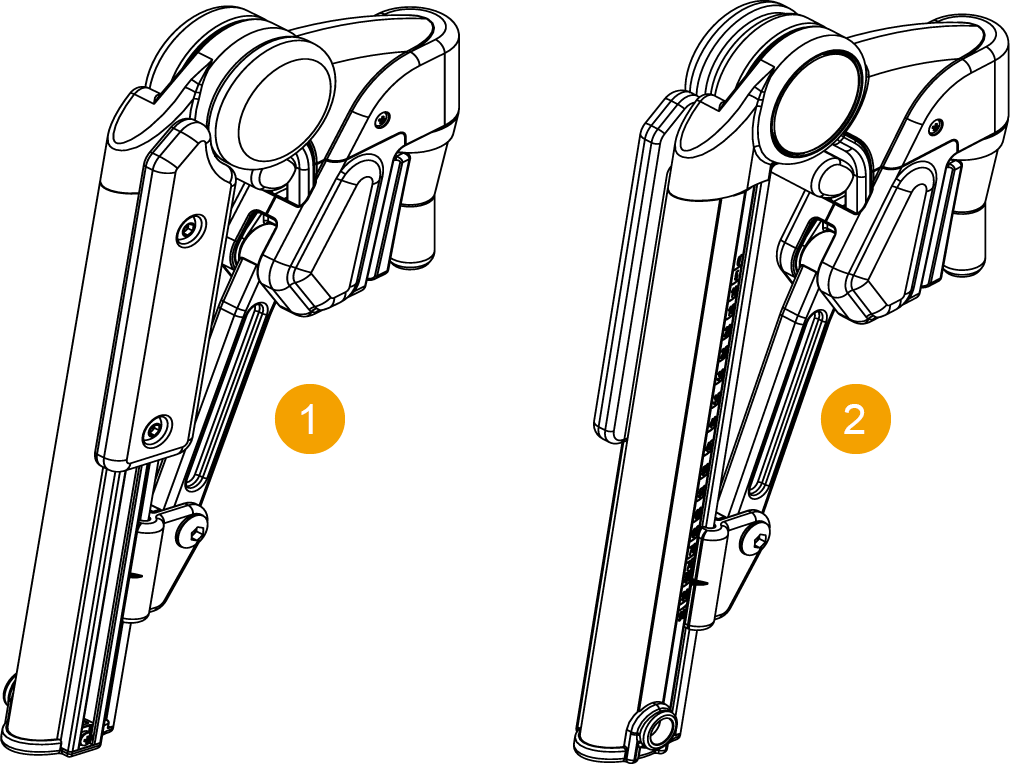 Grandis fixed angle leg supports - My-netti.com